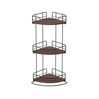 China Multi-function Standing Type Iron Wire Bathroom Organizer Stainless Steel Shower Rack for sale