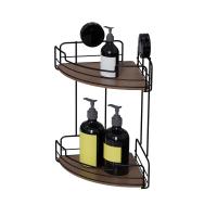 China Multi-Function Corner Rack for Bathroom Organization No Drilling Stainless Steel Material for sale