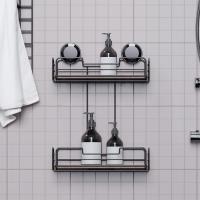 China Stainless Steel Shower Caddy No Drilling Wall Mounted Organizer for Bathroom Essentials for sale