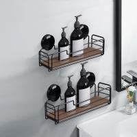 China Stainless Steel Shower Caddy No Drilling Wall Mounted Organizer for Bathroom Essentials for sale