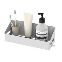 China Wall Mounted Japanese Bathroom Organizer Corner Shower Rack No Drilling for sale