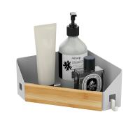 China Single Tier Household Bathroom Caddy Organizer , Corner Shower Storage Rack for sale