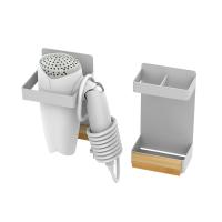 China Install Style Wall Mounted Magnetic Shower Caddy Rack For Modern Bathroom for sale