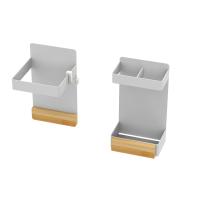 China Install Style Wall Mounted Magnetic Shower Caddy Rack For Modern Bathroom for sale