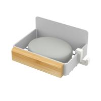China Magnetic Attraction Shower Rack Bathroom Organizer With Soap Dish No Drilling for sale