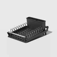 China Metal Wire Utensils Holder Dish Draining Board Rack Kitchen Organization for sale