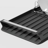 China Metal Wire Utensils Holder Dish Draining Board Rack Kitchen Organization for sale