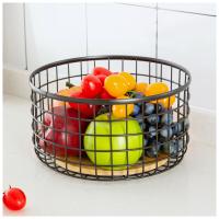 China Modern Design Kitchen Organizer Iron Wire Basket For Storing Sundries Countertop for sale