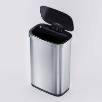 China Automatic Rectangle Touchless Smart Trash Can ，SS Smart Sensor Garbage Bin for sale