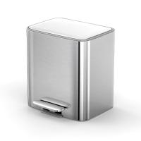China 11.5L*2 Recycle Trash Bin With Foot Pedal , Home Kitchen Step Open Trash Can for sale
