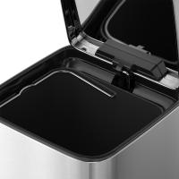 China 3L 5L Stainless Steel Bathroom Pedal Trash Can Household Waste Bin Soft Close for sale