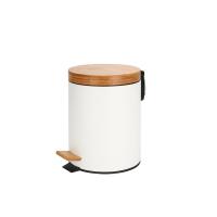 China Basic 3L 5L 12L 20L 30L Stainless Steel Round Pedal Bin with Soft Close Inner Bucket for sale