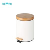 China Basic 3L 5L 12L 20L 30L Stainless Steel Round Pedal Bin with Soft Close Inner Bucket for sale