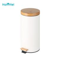 China Basic 3L 5L 12L 20L 30L Stainless Steel Round Pedal Bin with Soft Close Inner Bucket for sale