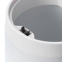 China 3L Stainless Steel Desktop Touch Top Trash Can Round With Rolling Cover for sale