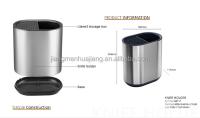 China Modern Stainless Steel Knife Block Holder 18x11.5x19.4mm for Sustainable Kitchen for sale
