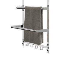 China Stainless Steel Over Door Towel Rack With Versatile Functionality 38.5*14.9*48.2cm for sale