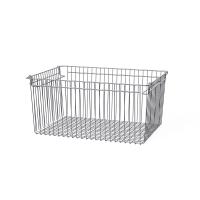 China Stackable Stainless Steel Wire Basket Household Organizer 510x370x240mm for sale
