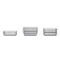 China Iron 	Bedroom Organizer Wire Basket Storage Rack For Kitchen Bathroom for sale