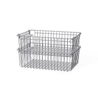 China Metal Wire Basket Household Bedroom Organizer For Neatening / Storage for sale