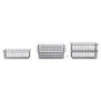 China Stainless Steel Wire Mesh Storage Baskets For Bedroom Organization for sale