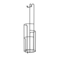 China OEM ODM Acceptable Free Standing Paper Dispenser with Toilet Tissue Roll Storage Shelf for sale