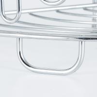 China Triple Tier Stainless Steel Corner Shower Shelves bathroom storage rack Custom for sale