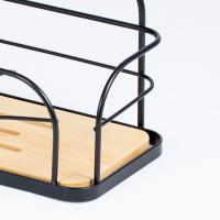 China Hanging Wall Mounted Bathroom Shower Caddy Organizer Single Tier Modern Style for sale