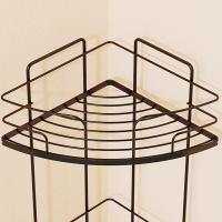 China Wall Mounted 3 Tier Shower Corner Shelf For Bathroom Storage And Organization for sale