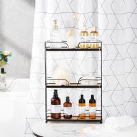 China Wall Mounted 3 Tiers Metal Bathroom Caddy Organizer Shelf OEM ODM for sale