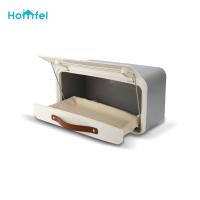 China Household Bread Storage Container With Drawer , Stainless Steel Bread Box for sale