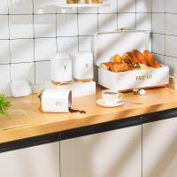 China OEM Metal Bread Bin Set For Kitchen Storage And Freshness Preservation for sale