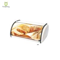 China Kitchen Counter Metal Bread Box To Keep Bread Fresh For Party Square Shape for sale