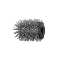 China Bathroom Round TPR Toilet Bowl Cleaning Brush With Holder Free Standing for sale