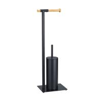 China Metal Cup Standing Bathroom Toilet Brush And Holder Customized Logo for sale