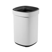 China SS Rectangle Open Top Trash Bin ，Open Lid Trash Can Stainless Steel for sale