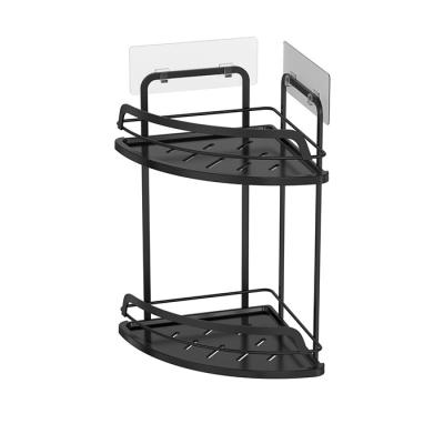 China Wall Mounted Type Iron Wire Rack Stainless Steel Shower Caddy for Bathroom Organization for sale