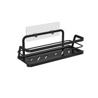 China No Drilling Wall Mounted Shower Caddy Stainless Steel Iron Wire Rack for Bathroom for sale