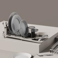 China Upgrade Your RV Kitchen With Adjustable Over Sink Dish Rack Holds Up To 20 Dishes Durable And Long-Lasting for sale