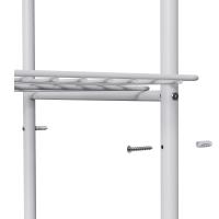 China 3-Layer Over The Toilet Shelves Multifunction Bathroom Storage Rack Bathroom Organizer Space Saver Shelving Units With Rod for sale