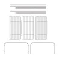 China 3-Layer Over The Toilet Shelves Multifunction Bathroom Storage Rack Bathroom Organizer Space Saver Shelving Units With Rod for sale