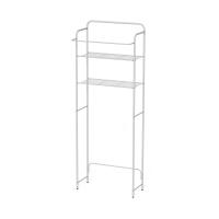 China 3-Tier Laundry Room Shelf Over The Washing Machine Storage Rack Bathroom Organizer Space Saver Shelving Units With Rod for sale