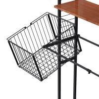 China Pull Out Expandable Laundry Room Shelf Over Washing Machine Storage Rack 3-Tier Shelving Units With Rod for sale