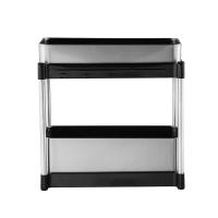 China Keep Your Kitchen Countertop Clutter-Free With 2 Tiers Stainless Steel Kitchen Rack 1kg 395*230*389mm for sale