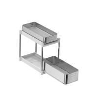 China Efficiently Organize With Under Sink Organizer Standing Storage Rack for sale