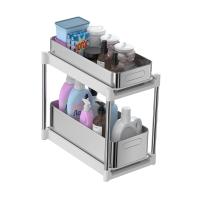 China Efficiently Organize With Under Sink Organizer Standing Storage Rack for sale