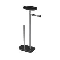 China Multifunction Standing Bathroom Paper Holder Durable Toilet Tissue Holder for sale
