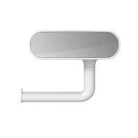 China Stainless Steel TPR Toilet Cleaning Brush with Bathroom Paper Holder Set Oval Design for sale