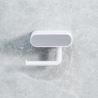 China Stainless Steel TPR Toilet Cleaning Brush with Bathroom Paper Holder Set Oval Design for sale