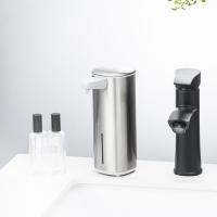 China Touch-Free Rechargeable Sensor Liquid Soap Pump Dispenser , Polished Stainless Steel for sale